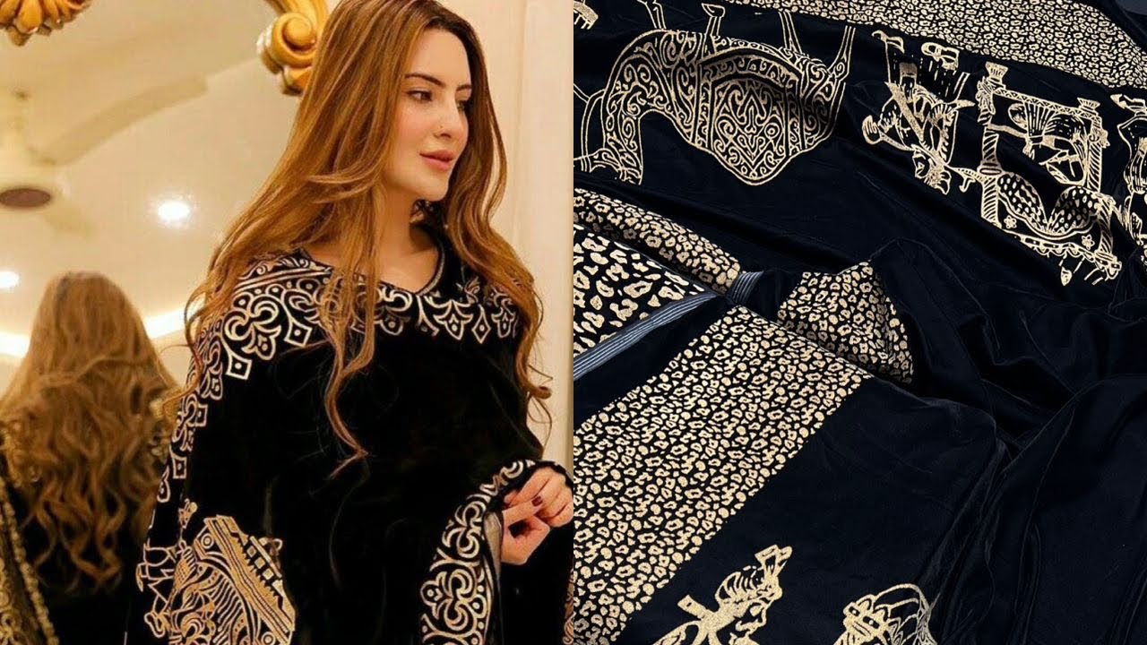 Printed velvet restock order now 03285657804 - YouTube