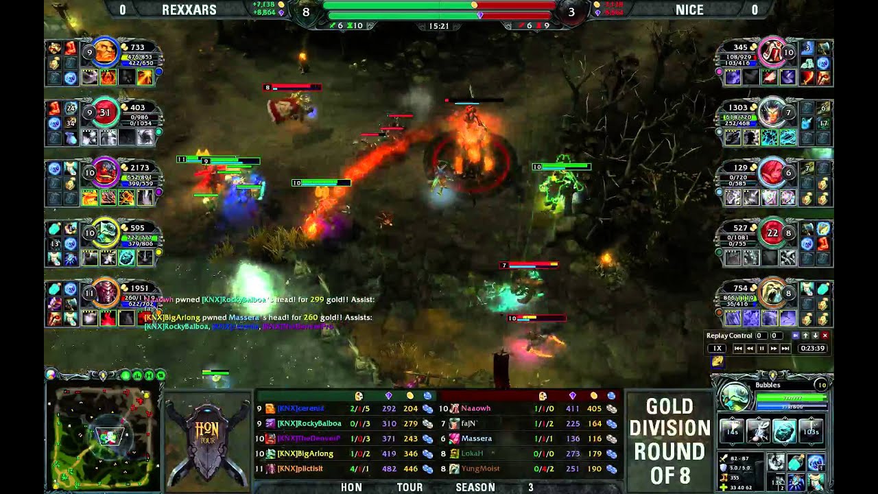 HTS3 Gold Cycle 4 Ro8 KNX vs. Kkkk Game 1 - YouTube