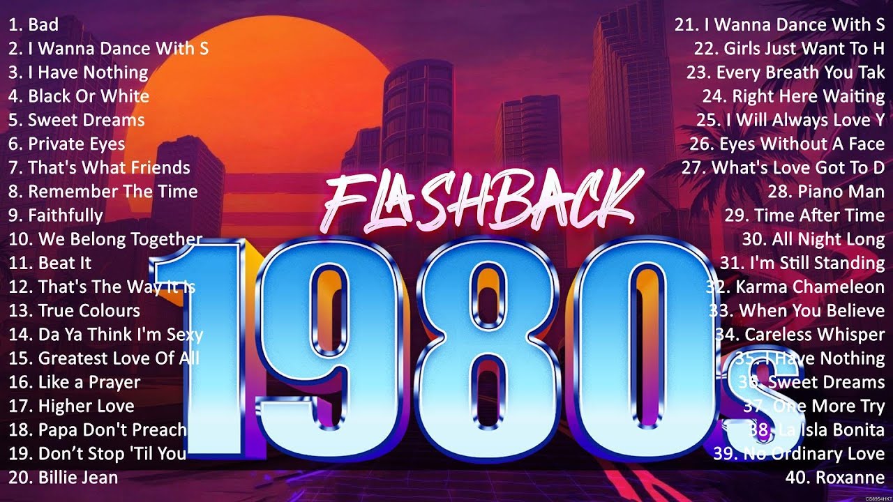 80s Greatest Hits Playlist 💕 80s Hits 💕 I Bet You Know All These Songs ...