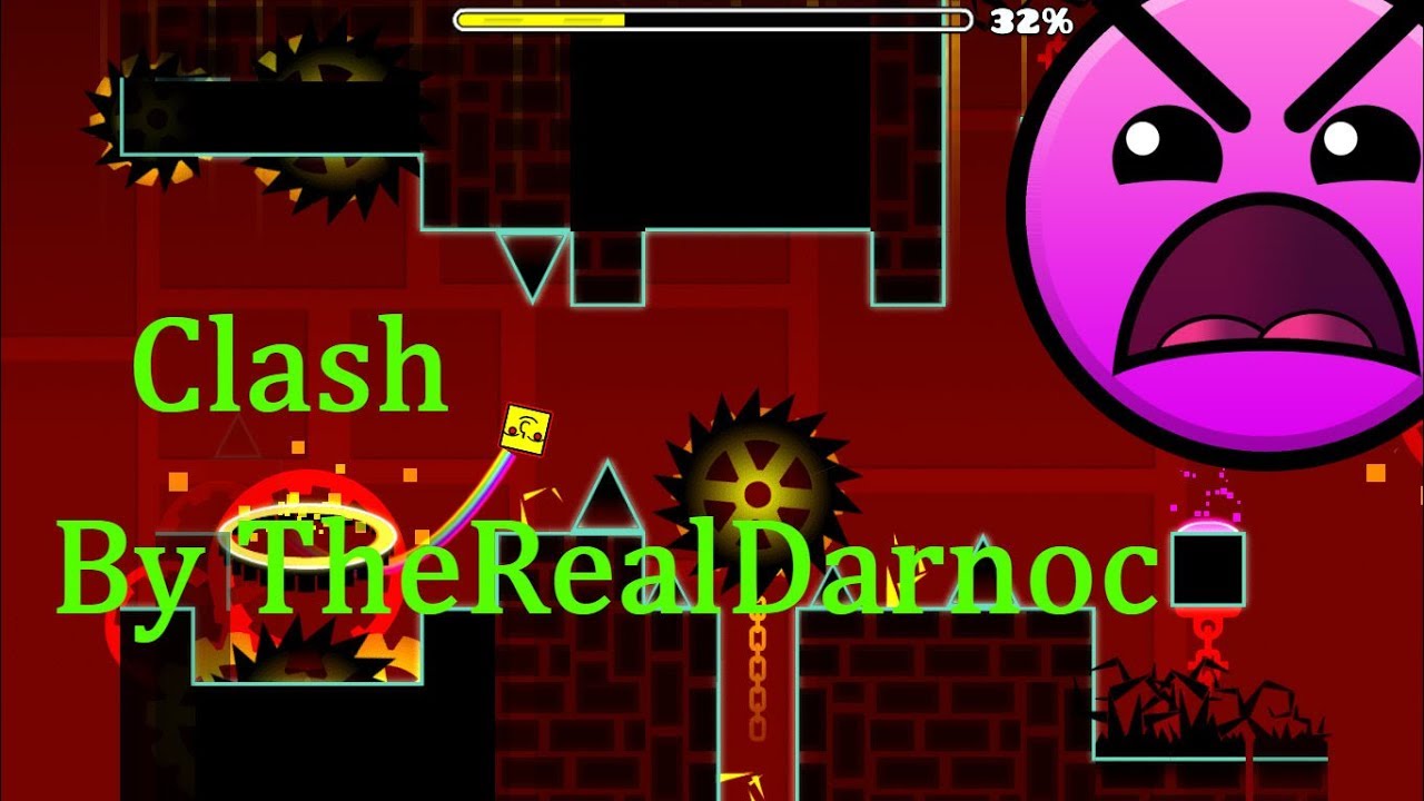 Geometry Dash 2.1 - Levels Featured - Clash By TheRealDarnoc (Insane 8 ...