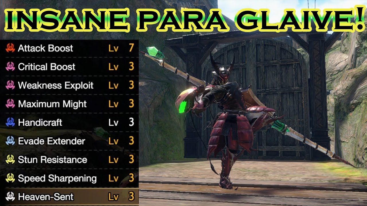 AMAZING PARA GLAIVE! 100% affinity, Purple sharpness, & Heaven Sent ...