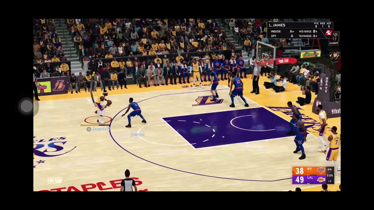 Lebron step back three #nba2k22 #lakers - YouTube