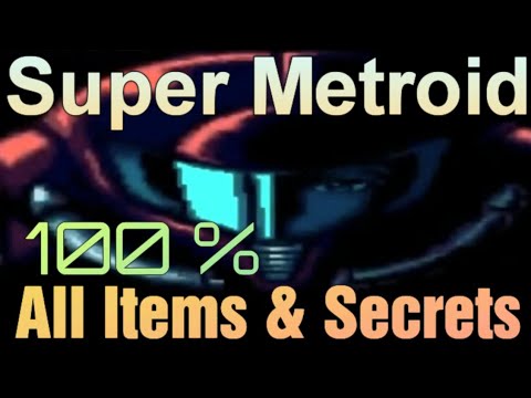 Super Metroid | All Items & Secrets | Special Ending - YouTube