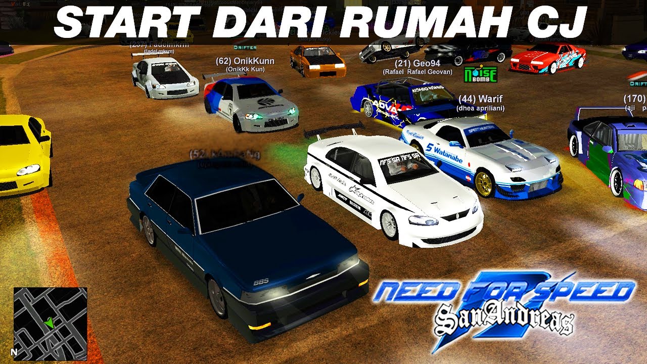 KONVOI MOBIL FULL ORANG INDO - TEMA MOBIL KURUMA | NFS SA - YouTube