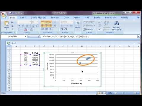 Cómo hacer un gráfico de Dispersión en Excel - YouTube