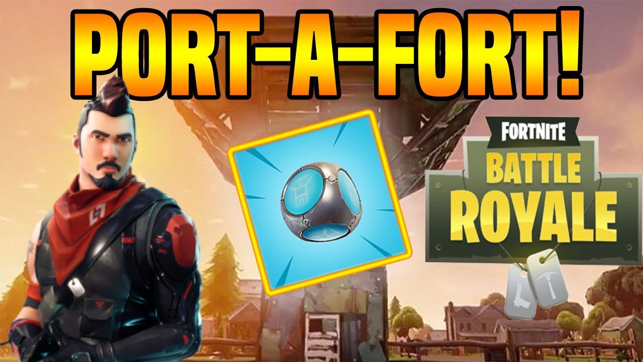 PORT-A-FORT! (Fortnite Battle Royale #23) - YouTube