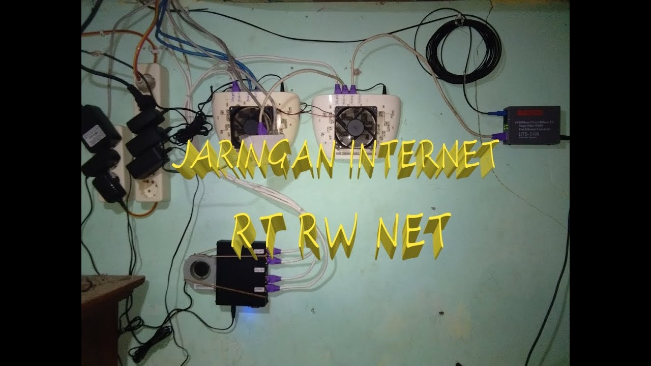 Server Jaringan Rt Rw Net Sederhana - YouTube