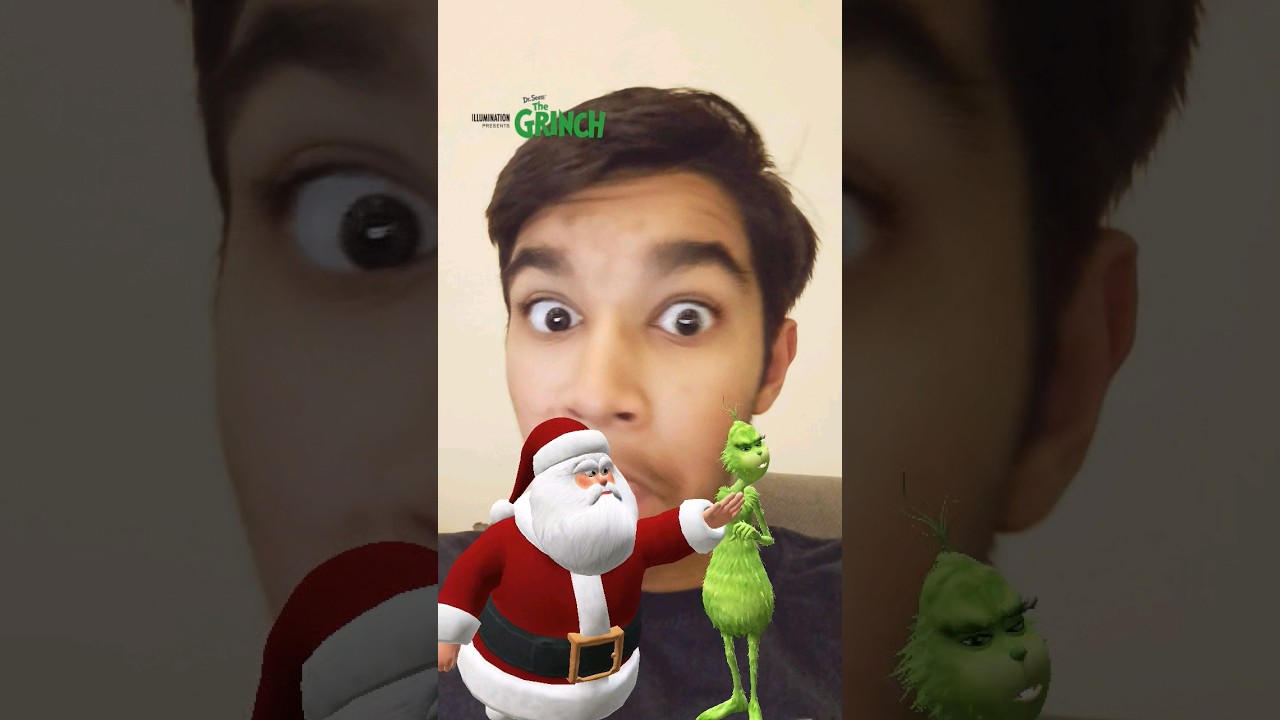 Santa and The grinch #fight #shorts - YouTube