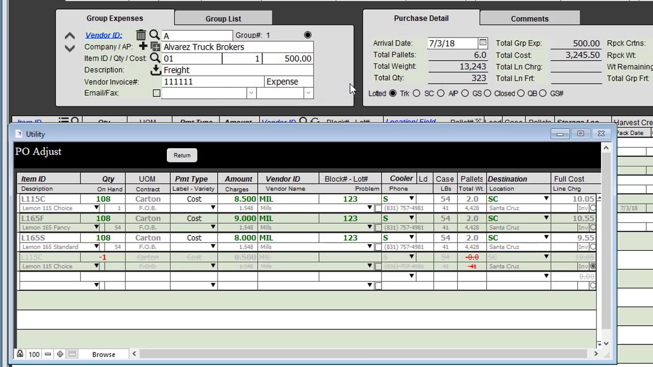 Process a Purchase Order Adjustment - YouTube
