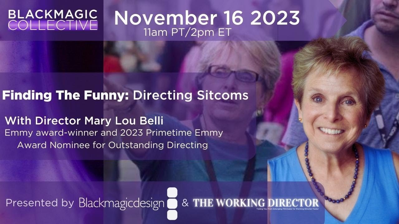 Directing Comedy with Emmy Winning Director Mary Lou Belli - YouTube