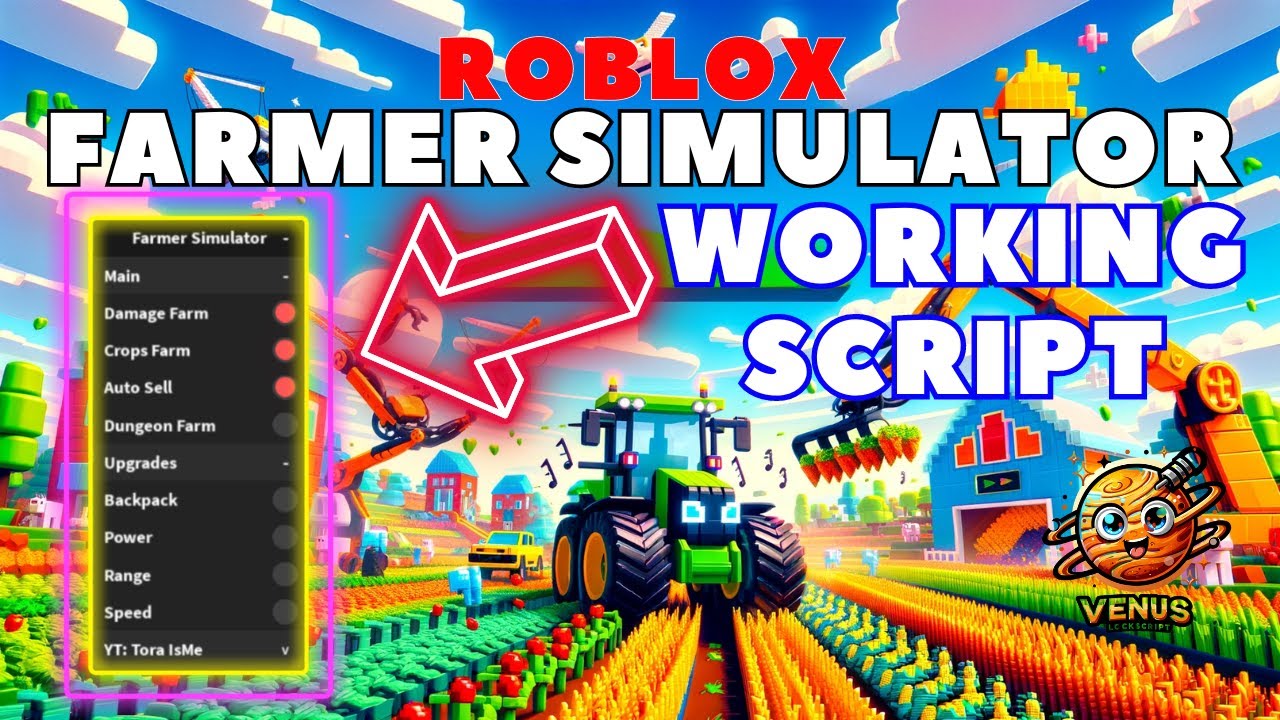 Farmer Simulator Script | Auto Farm, Auto Sell And Auto Upgrade | New ...
