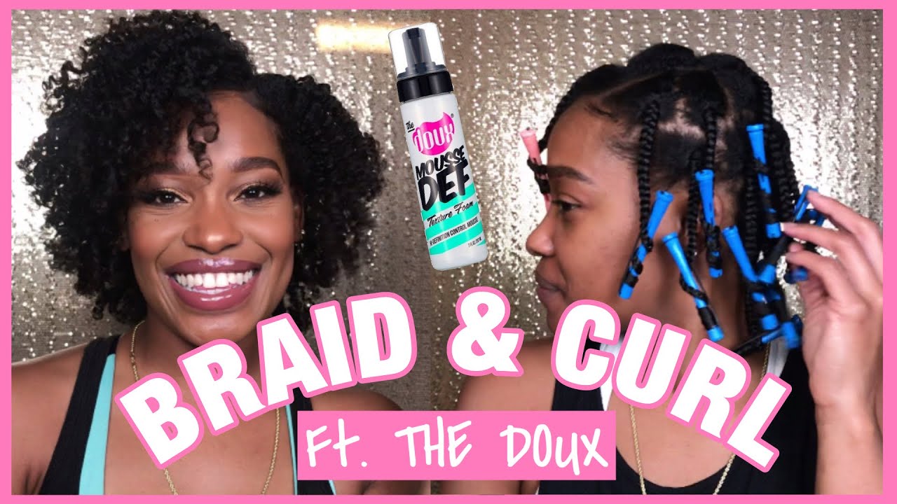 The BEST Braid And Curl you'll ever Do Ft. The DOUX - YouTube