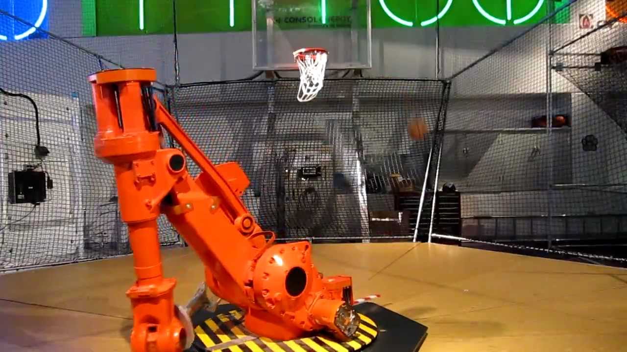 "Hoops" - the robot basketball player - YouTube