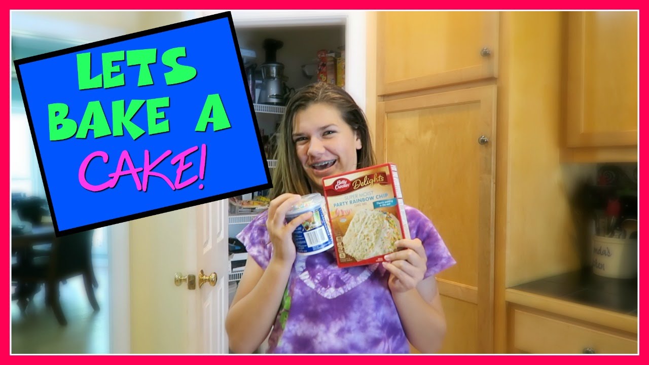 🍰 LETS BAKE A CAKE! 🍰 ~ VLOG - YouTube