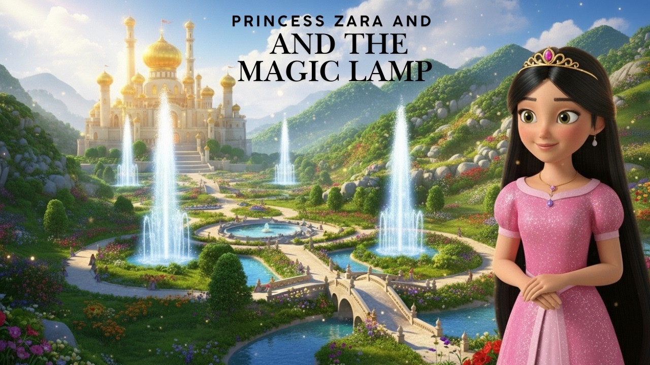 Princess Zara and the Magic Lamp | Animated English Story for Children ...