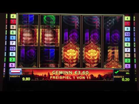 Flamenco roses Freispielgewinn 20 Cent Einsatz