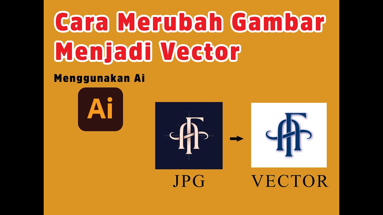 Cara membuat gambar menjadi vector #shorts - YouTube