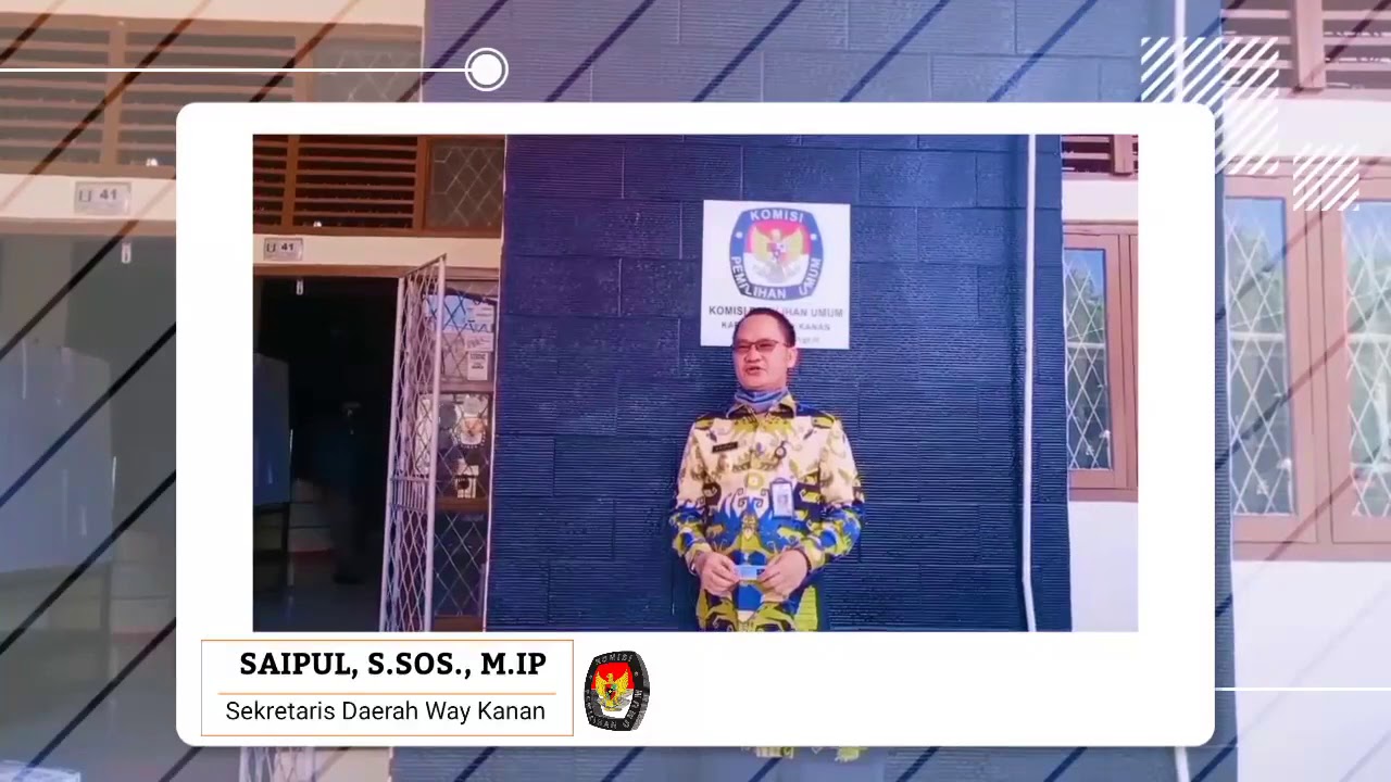 Ayo... sukseskan coklit serentak pilkada way kanan - YouTube