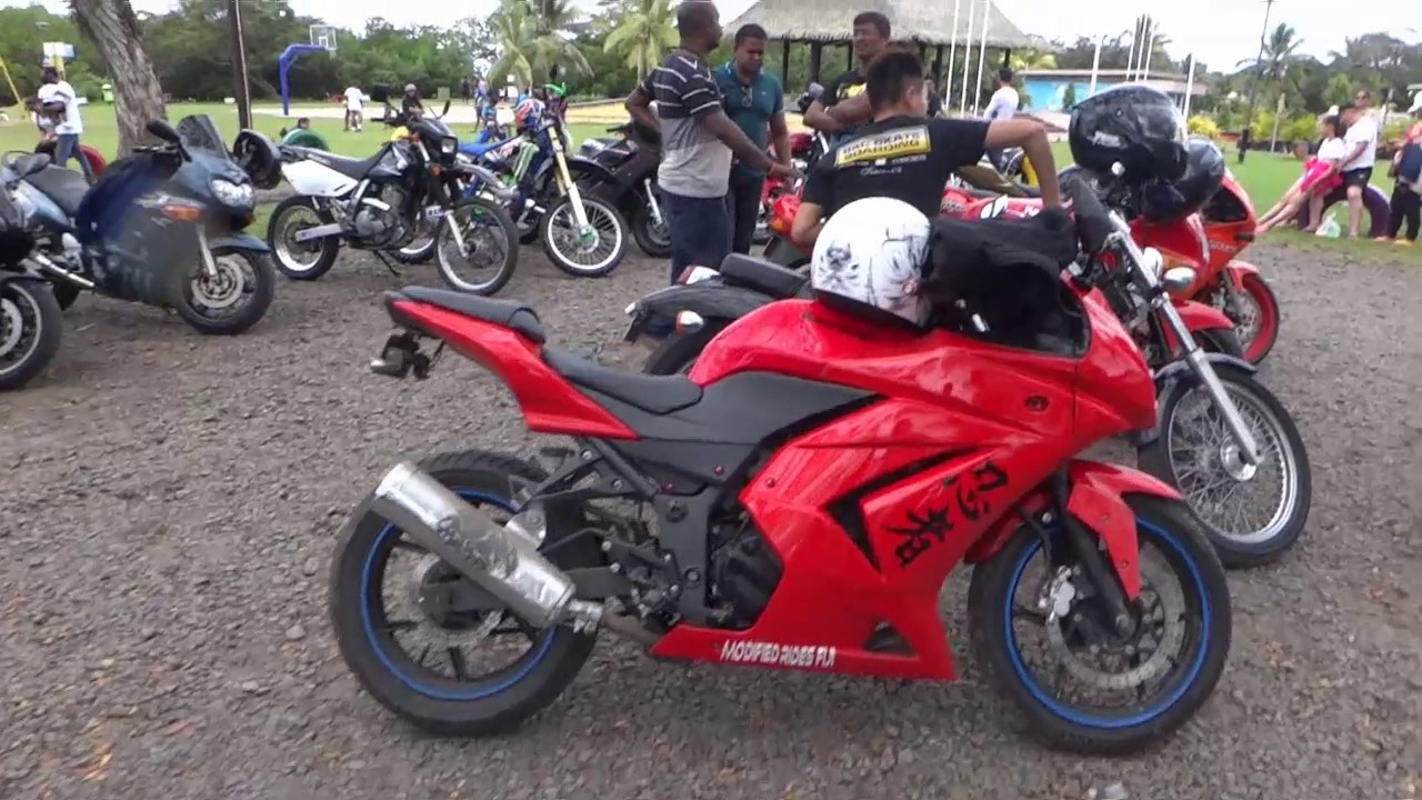 Fiji Bikers meetup July 2017 - YouTube