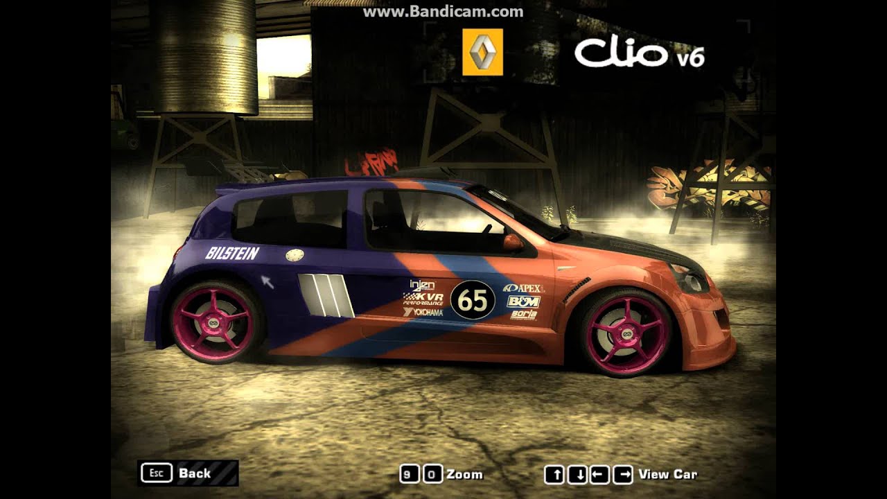 Need for Speed Most Wanted: My Cars Garage - YouTube