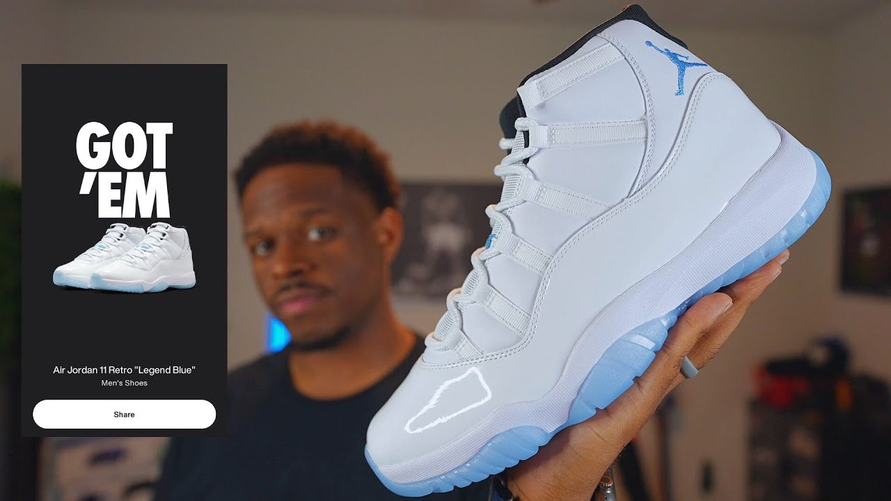 IVE WAITED 10 YEARS FOR THESE!! | Jordan Retro 11 'Legend Blue' SHOCK ...