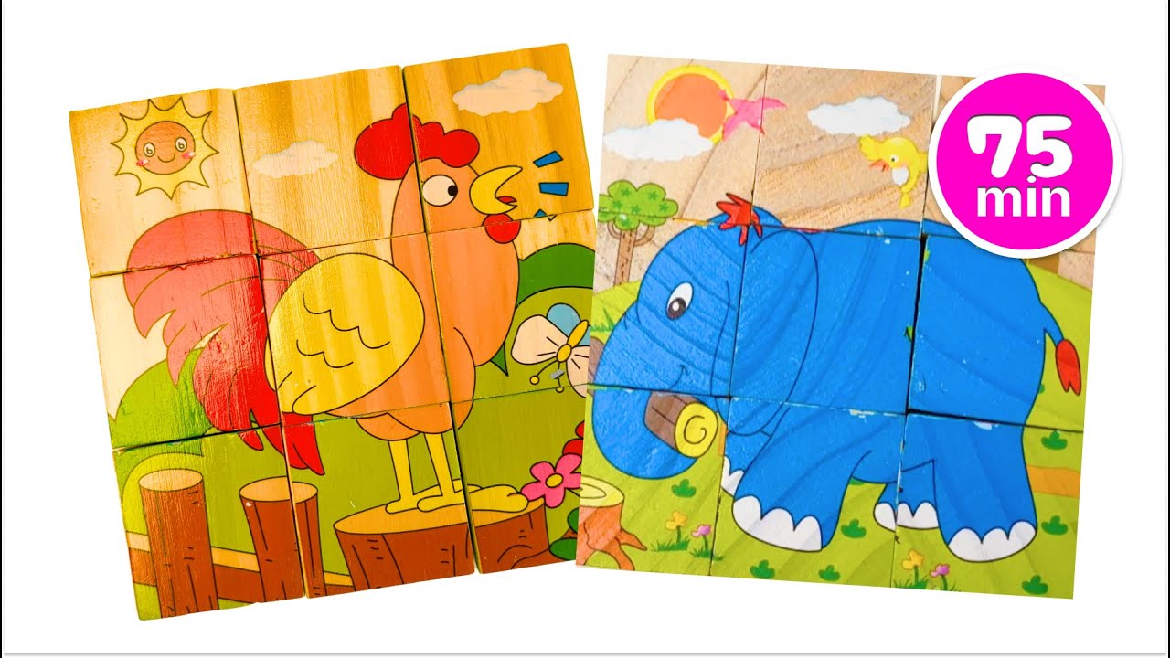 Learn How To Solve Rooster and Elephant Puzzle | Learn Numbers and ...