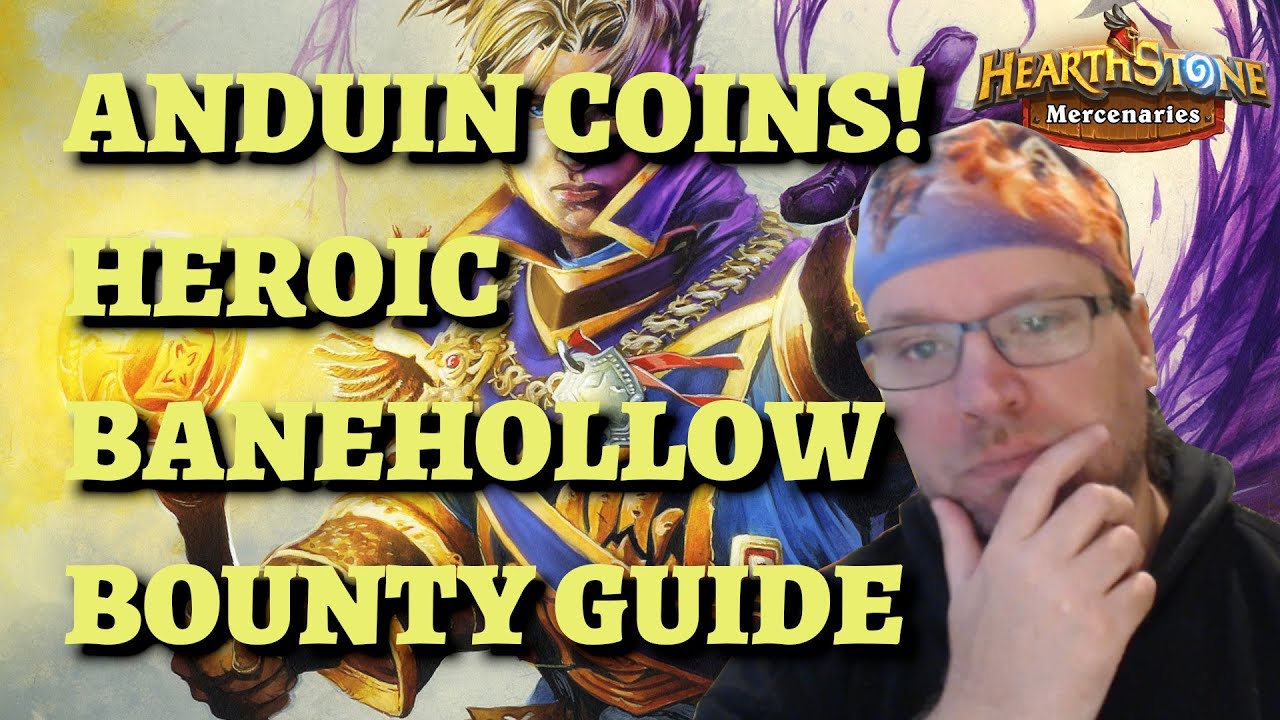 How to get Anduin Coins (Hearthstone Mercenaries Heroic Lord Banehollow ...