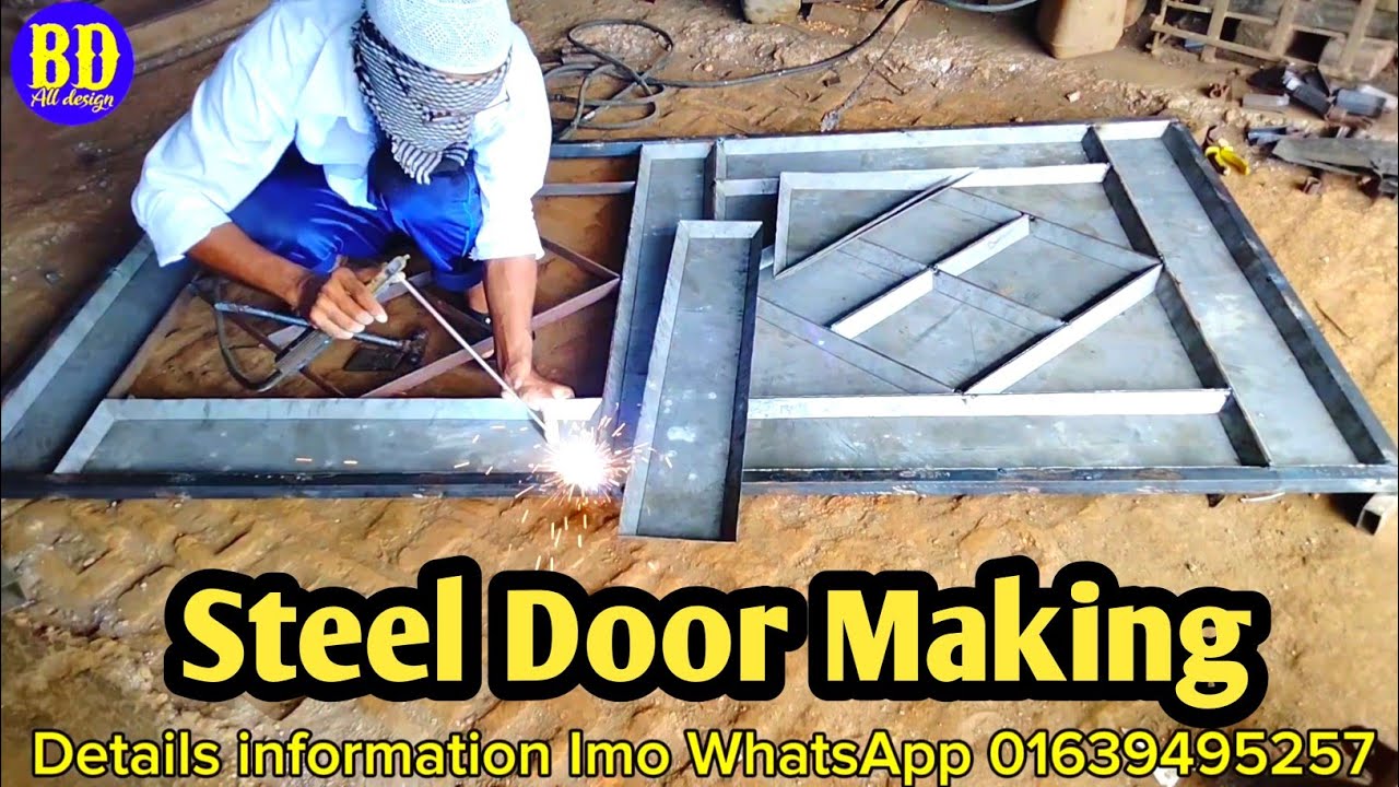 Steel Door Making - YouTube