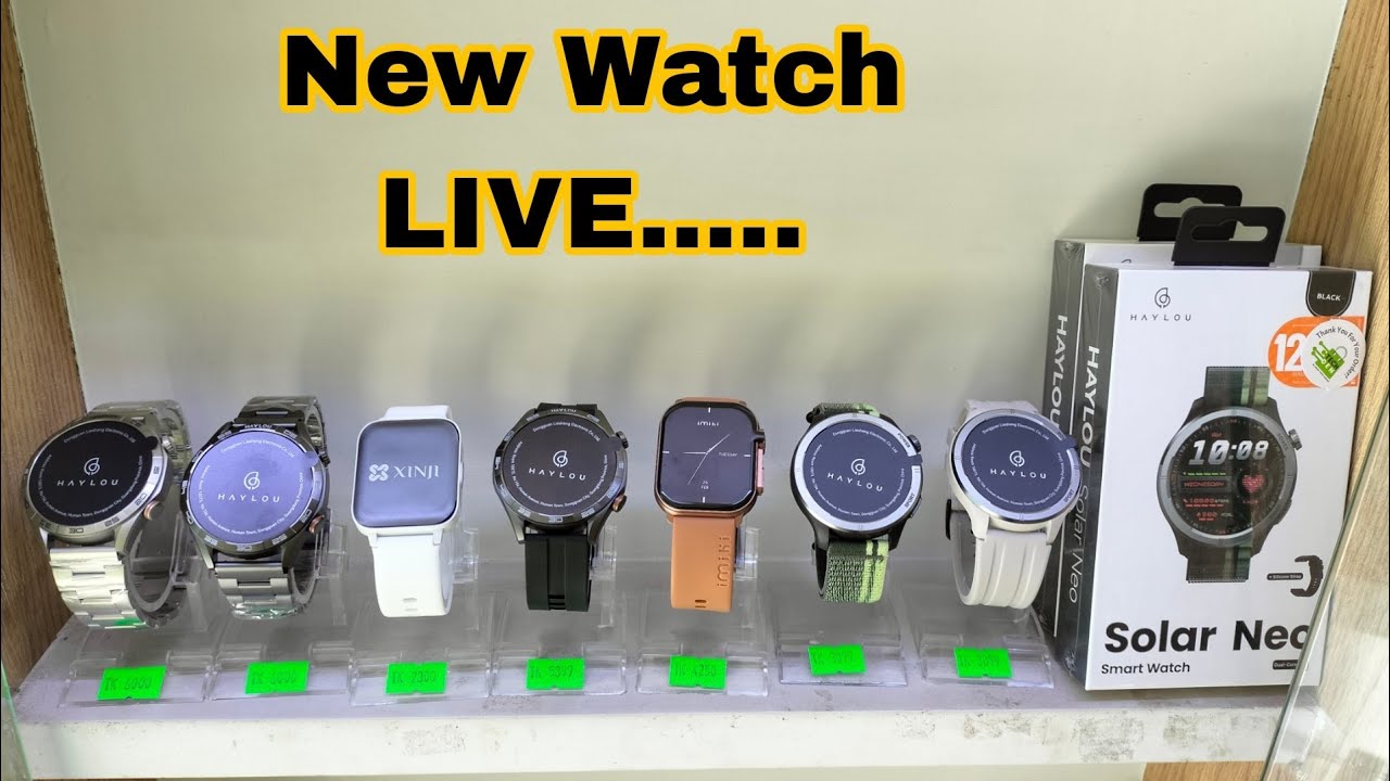 Haylou Solar 5 & POP 3R & HOCO Y22 & Tank T3 Ultra New Smart Watch LIVE ...