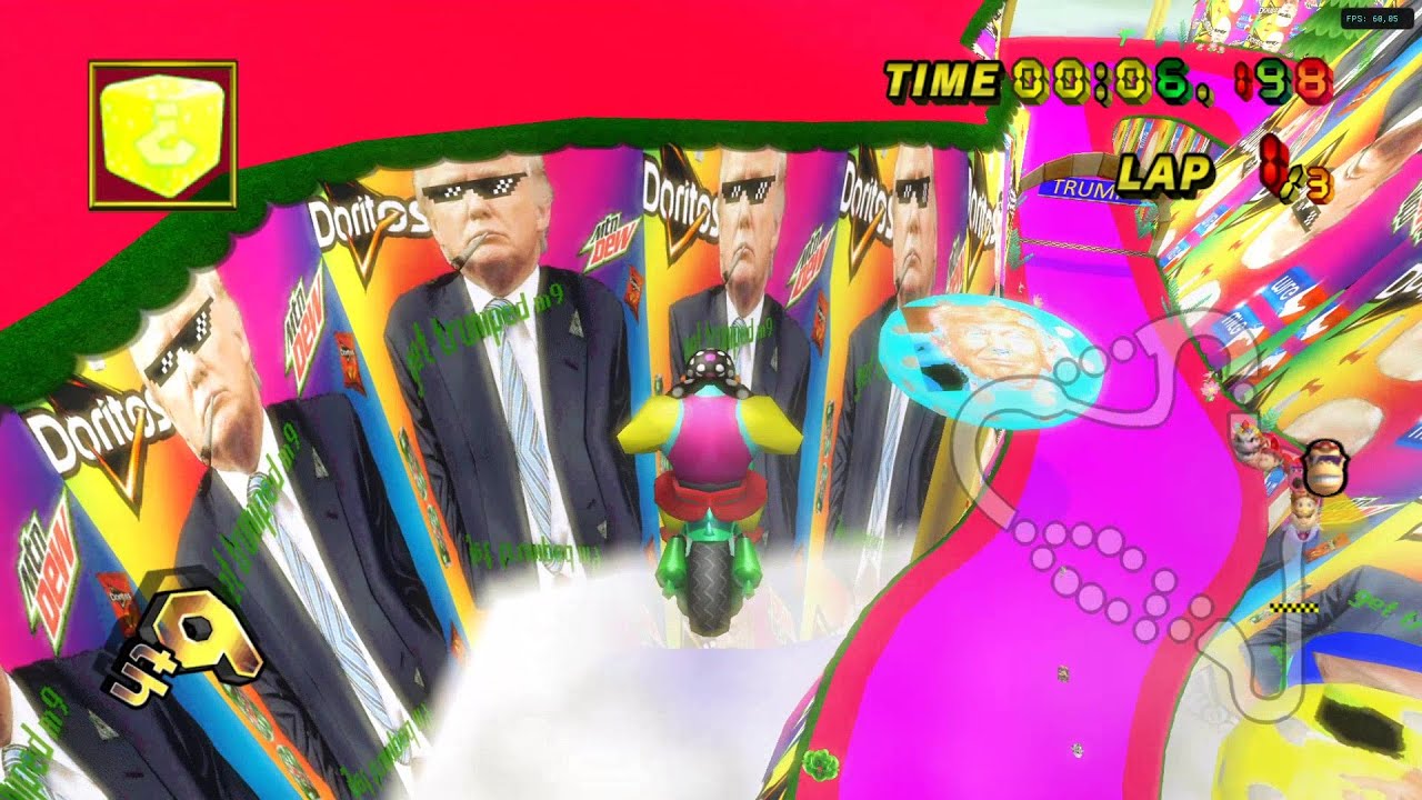 MLG Kart Wii (Mario Kart Bootleg Gameplay) - Mushroom Cup (Mountain Dew ...