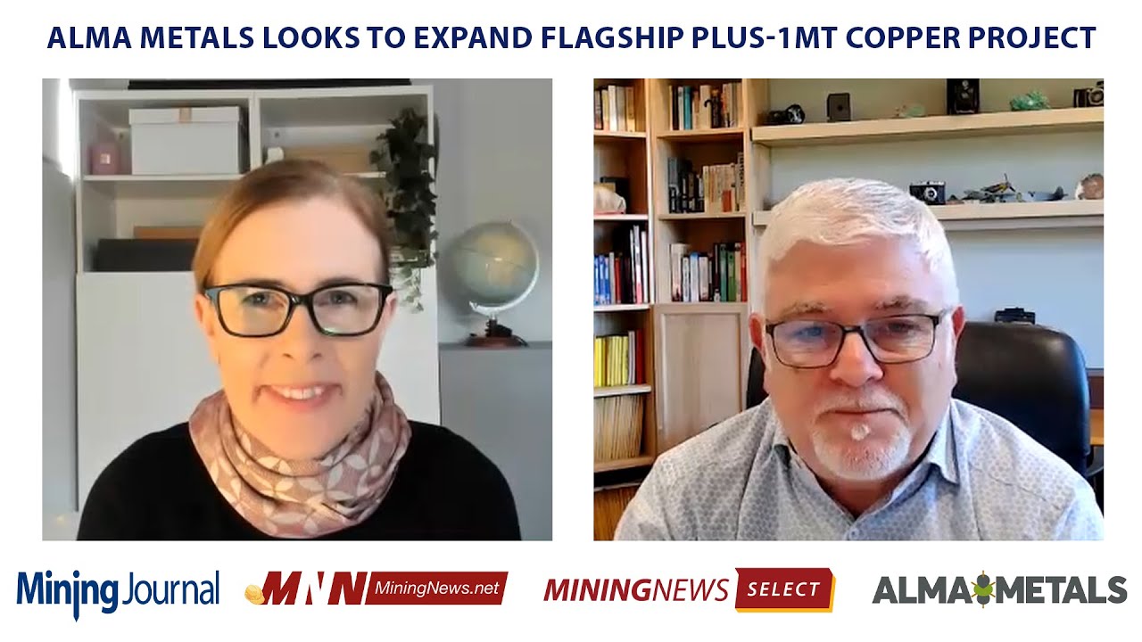 Alma Metals looks to expand flagship plus-1Mt copper project - YouTube