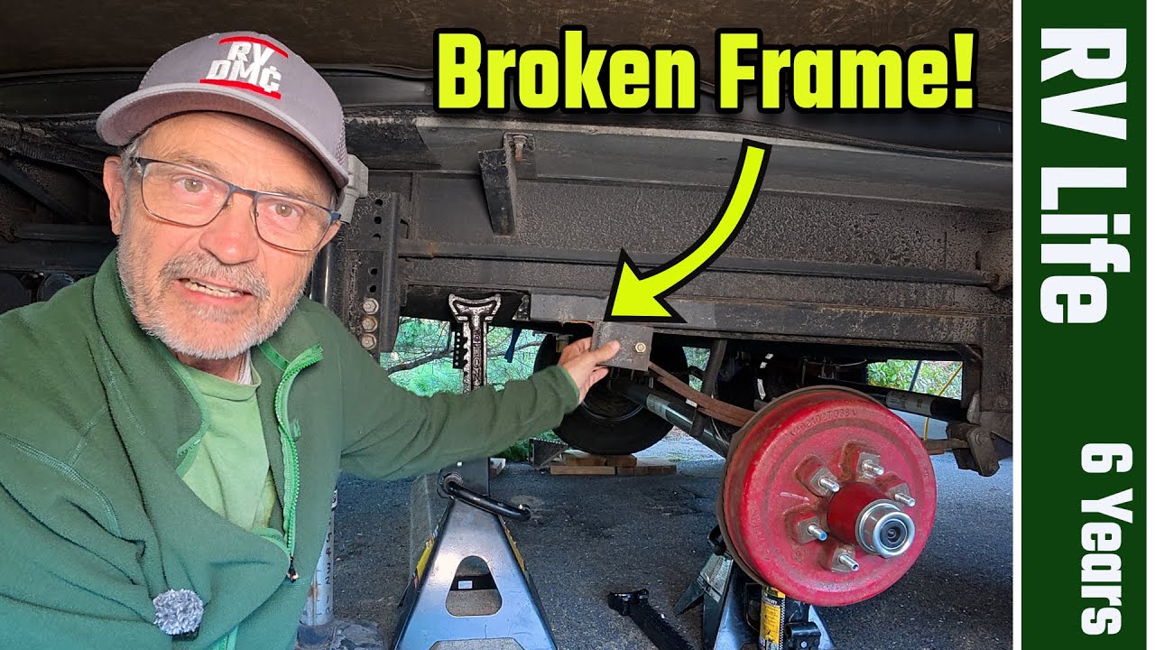 Broken RV Frame, Closed Highway, and a Marina Parking Lot Disaster ...