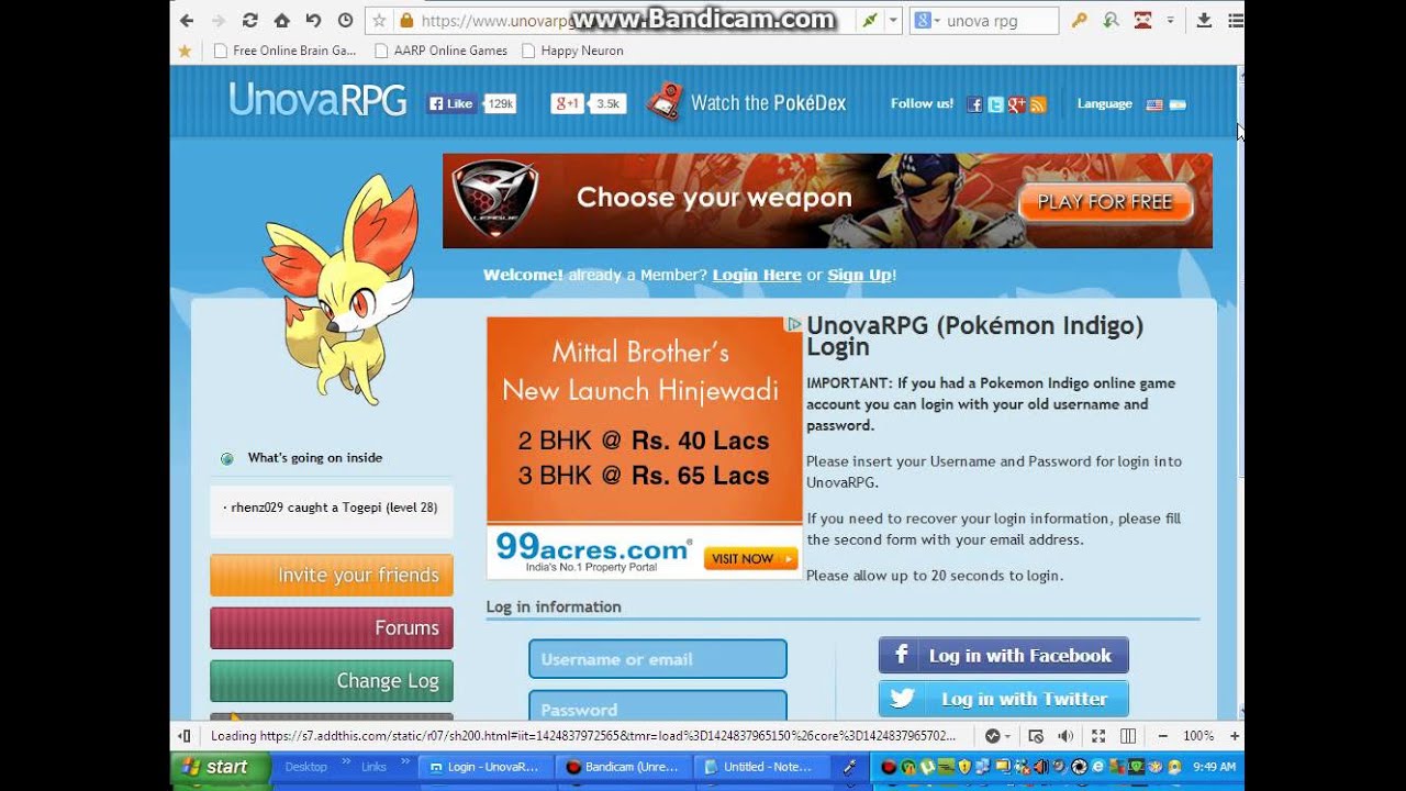 How to get EXP and IC$ and level up your pokemon easily in UnovaRPG ...