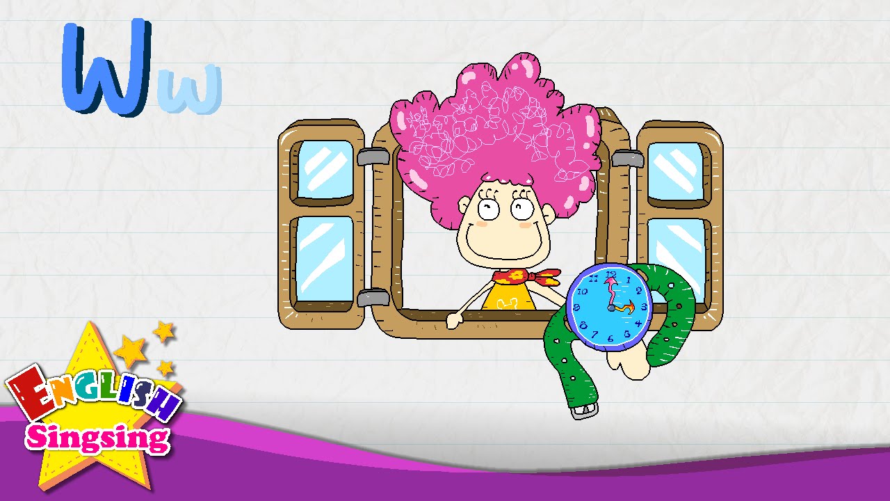 W is for Watch, Wig, Window - Letter W - Alphabet Song | Learning ...