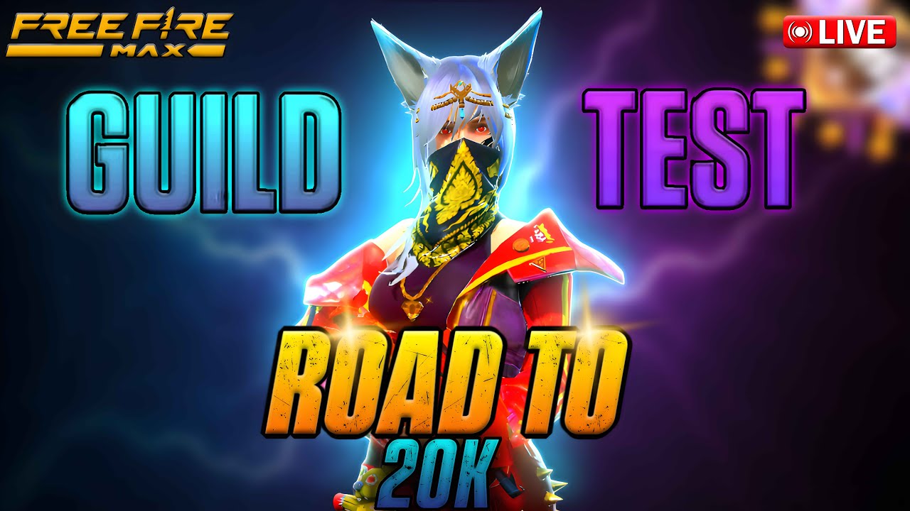 Free Fire Live | 1 VS 2 Guild Test | Team Code Guild Test Live | Guild ...