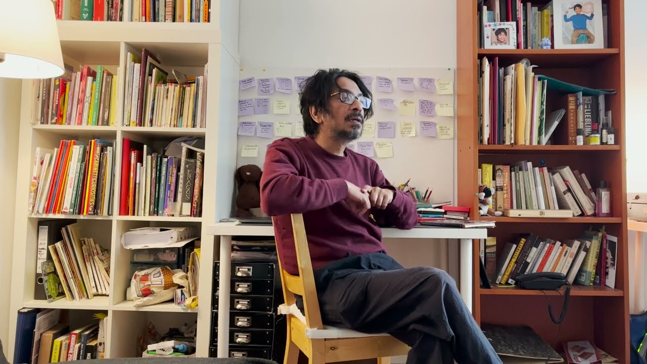 Sarnath Banerjee speaks on his illustration practice - YouTube