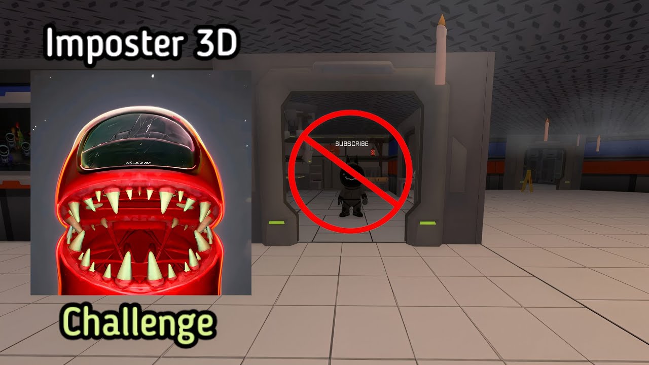 Hide-and-seek in Imposter 3D, but I have a Challenge: I can't Leave my ...