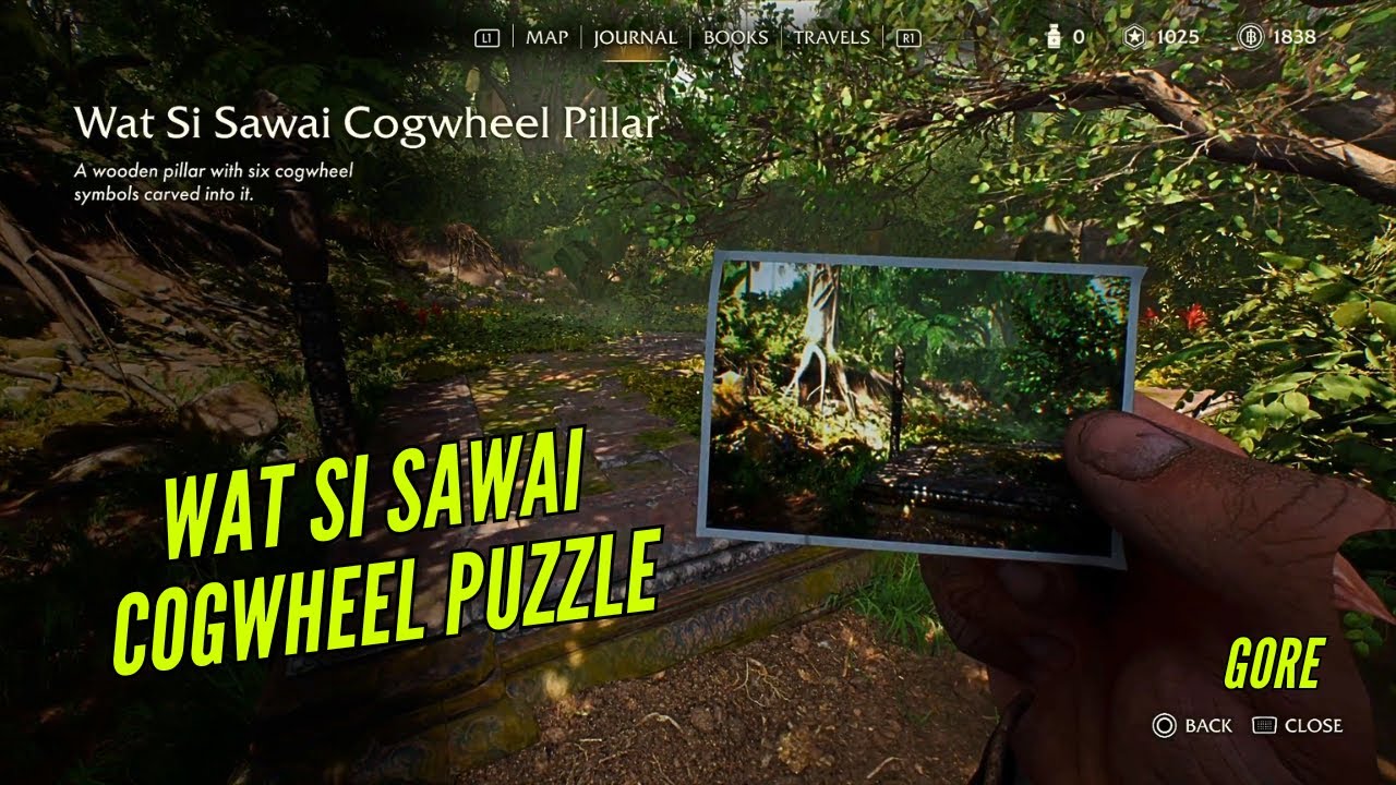 Wat Si Sawai Cogwheel Puzzle | Indiana Jones and the Great Circle - YouTube