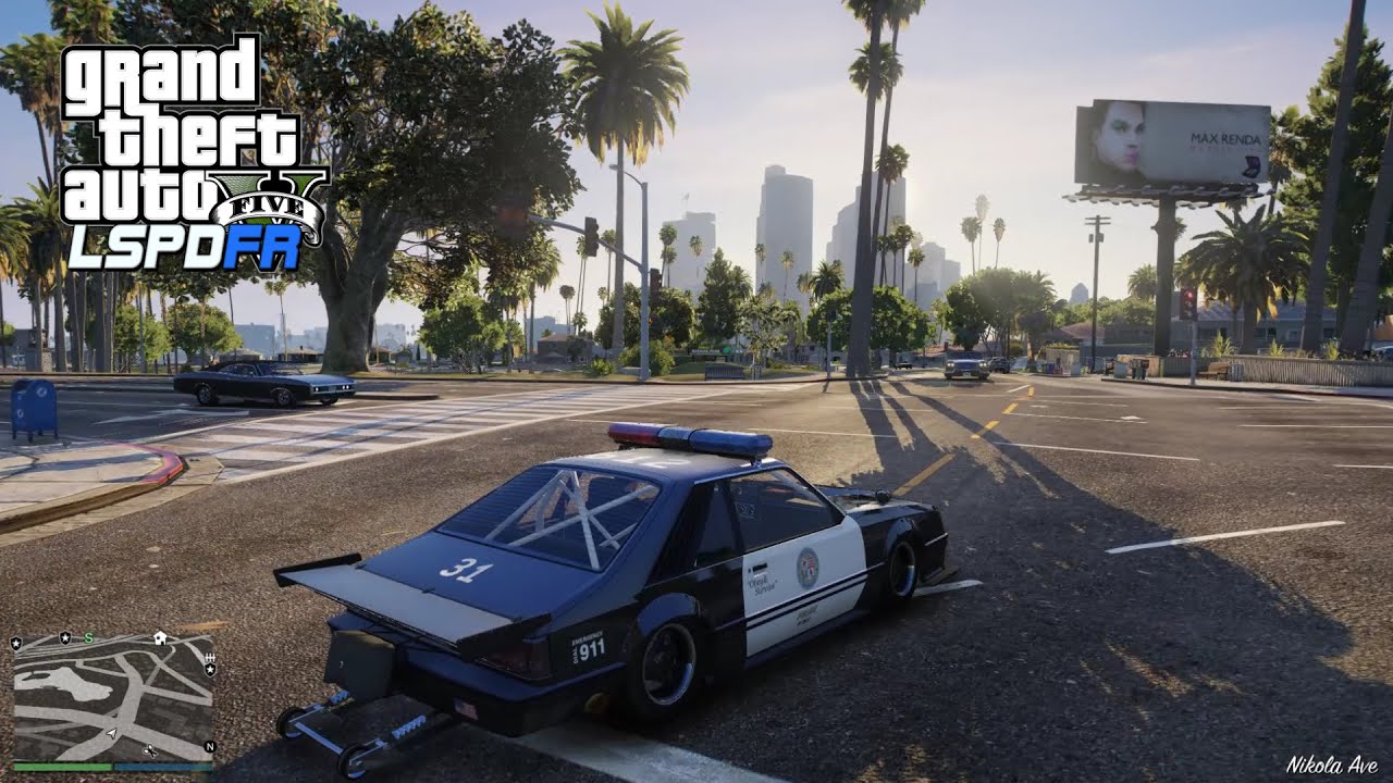 GTA V LSPDFR - REALISTIC GRAPHICS MOD LSPDFR ! - YouTube