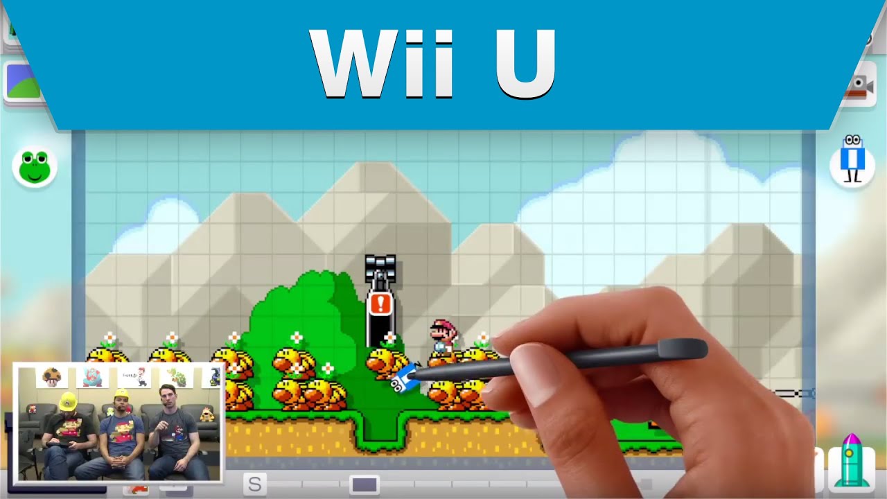 Nintendo Treehouse Super Mario Maker Workshop - YouTube