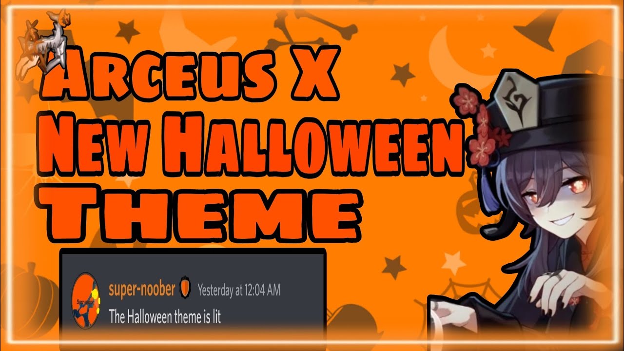 Arceus X 3.0 News | Arceus X Discord Server New Halloween Theme - YouTube