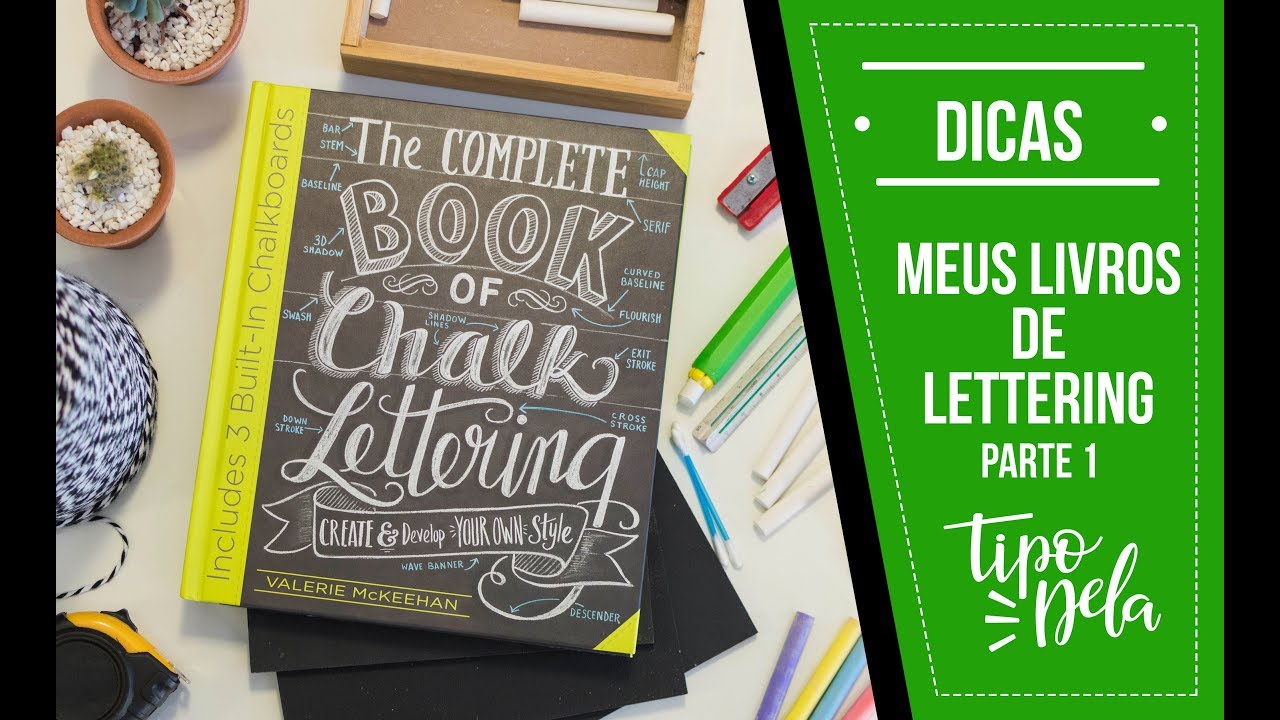 RESENHA: LIVROS DE LETTERING - #1 - KAROL STEFANINI - YouTube
