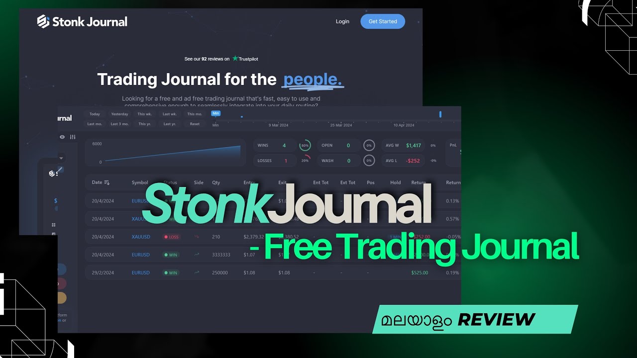 StonkJournal - Free Trading Journal Software [A Complete Step by Step ...