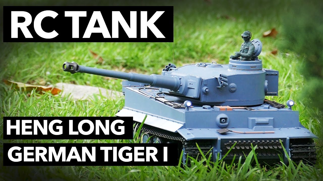 RC Tank Test: 1/16th Scale German Tiger I --- Yes, It Shoots Airsoft ...
