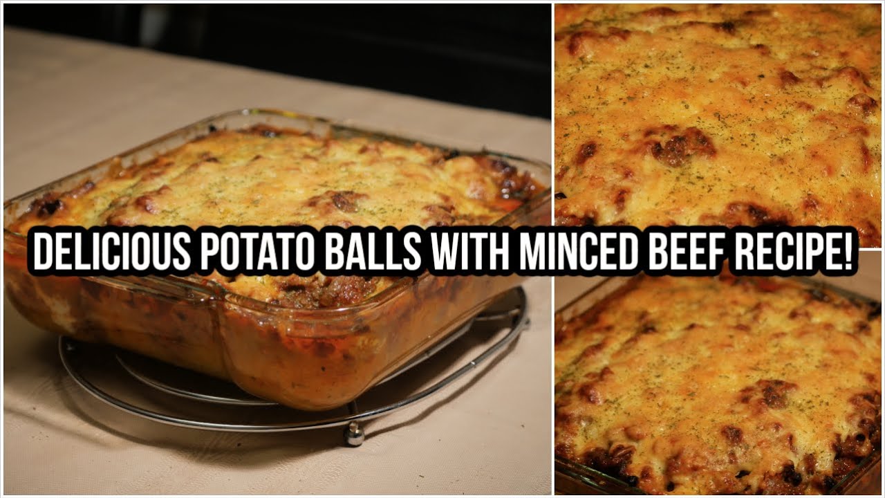 Delicious Potato Balls with Minced Beef Recipe! - YouTube