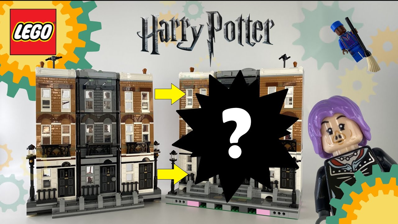 Lego Modular 12 Grimmauld Place Harry Potter 76408 MOC - YouTube