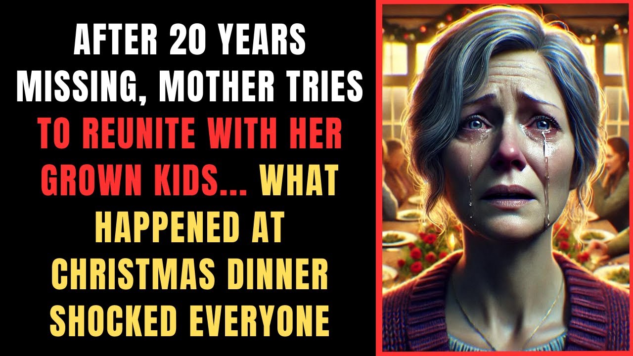 MISSING FOR 20 YEARS, MOM'S RETURN AT CHRISTMAS DINNER STUNS EVERYONE ...