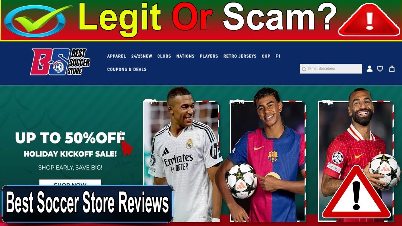Best Soccer Store Reviews: Real Or Fake Site | Watch This Video Now ...