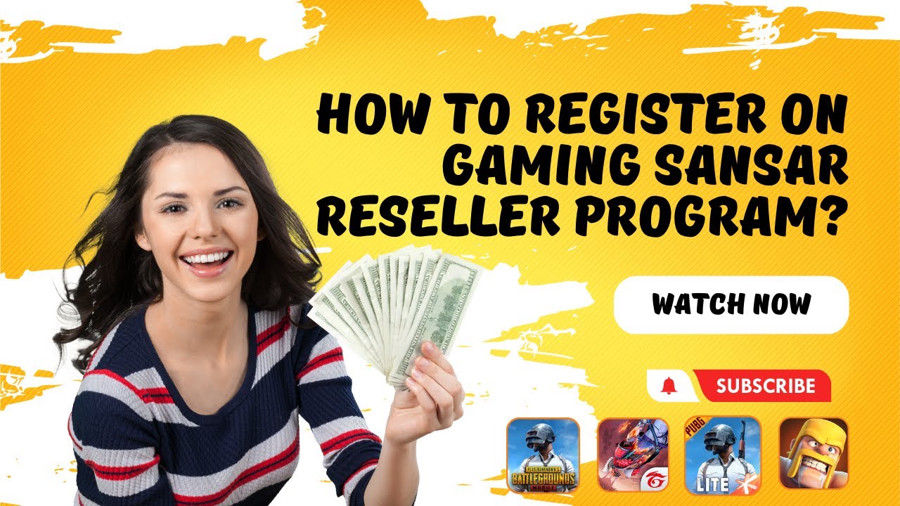 How to register on Gaming Sansar Reseller program? - YouTube