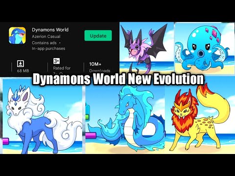 evolving all new dynamons in dynamons world || new update 1.6.48 ...